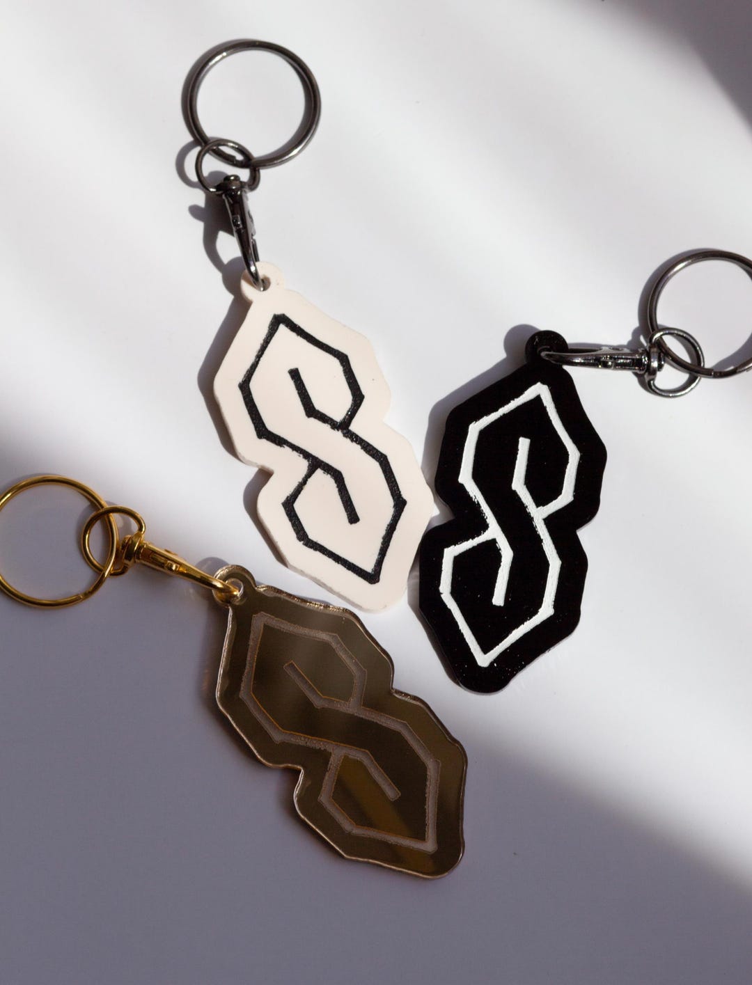 Cool S Keychain, Keychain, Y2k Decor, Y2k Keychain, Cool S, Black and ...