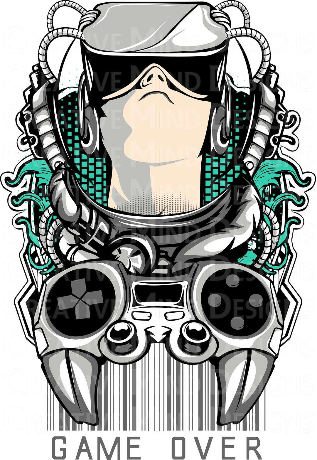 Game Over, Designs, Downloads, Png, Clipart, Shirt Design Sublimation ...