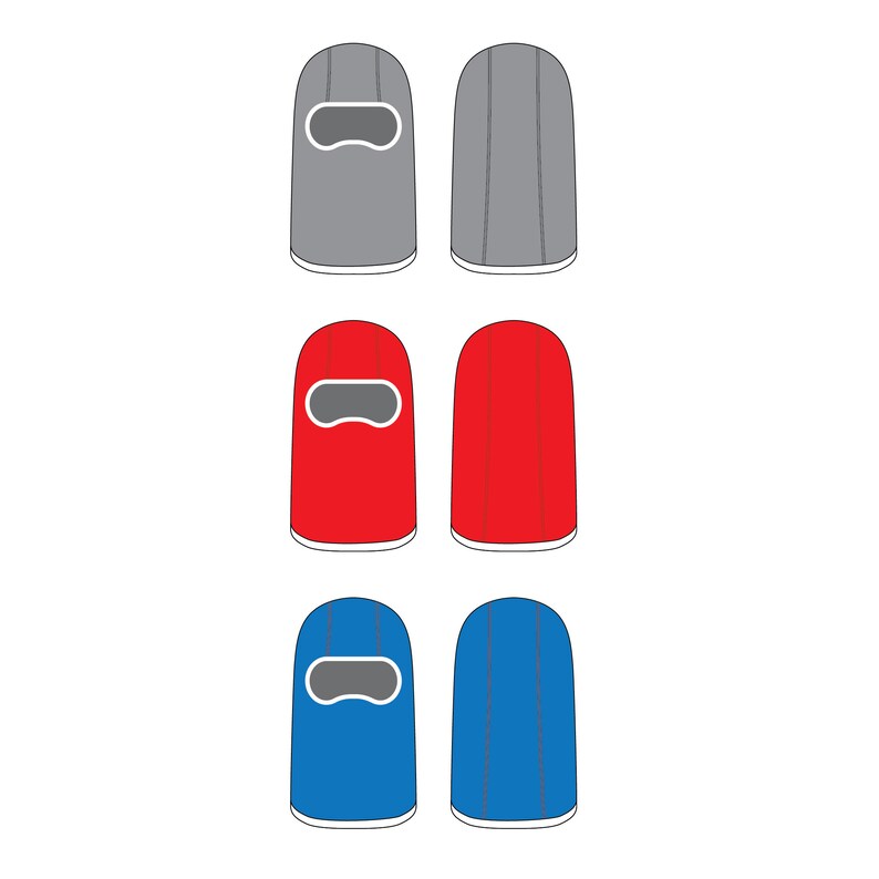 Skit Mask Fashion Flat Templates / Technical Drawings / Fashion CAD ...