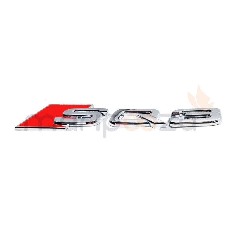 Emblem Logo SQ3 Rear Trunk Grey Chrome 140x35 MM for Audi SQ3 - Etsy ...