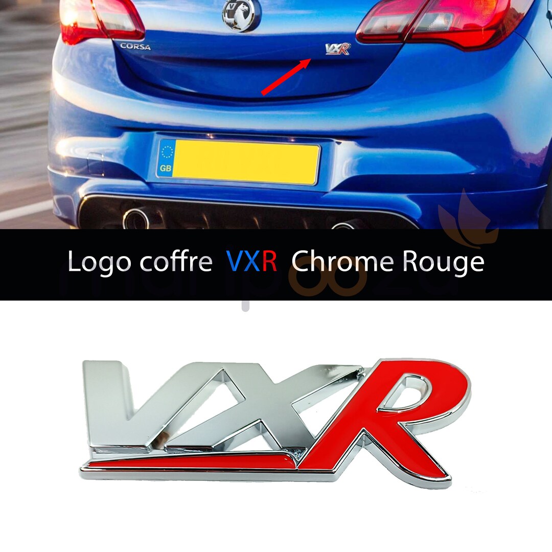 VXR Logo Emblem Red Chrome 85x30 MM for Op.el Vaux.hall - Etsy UK