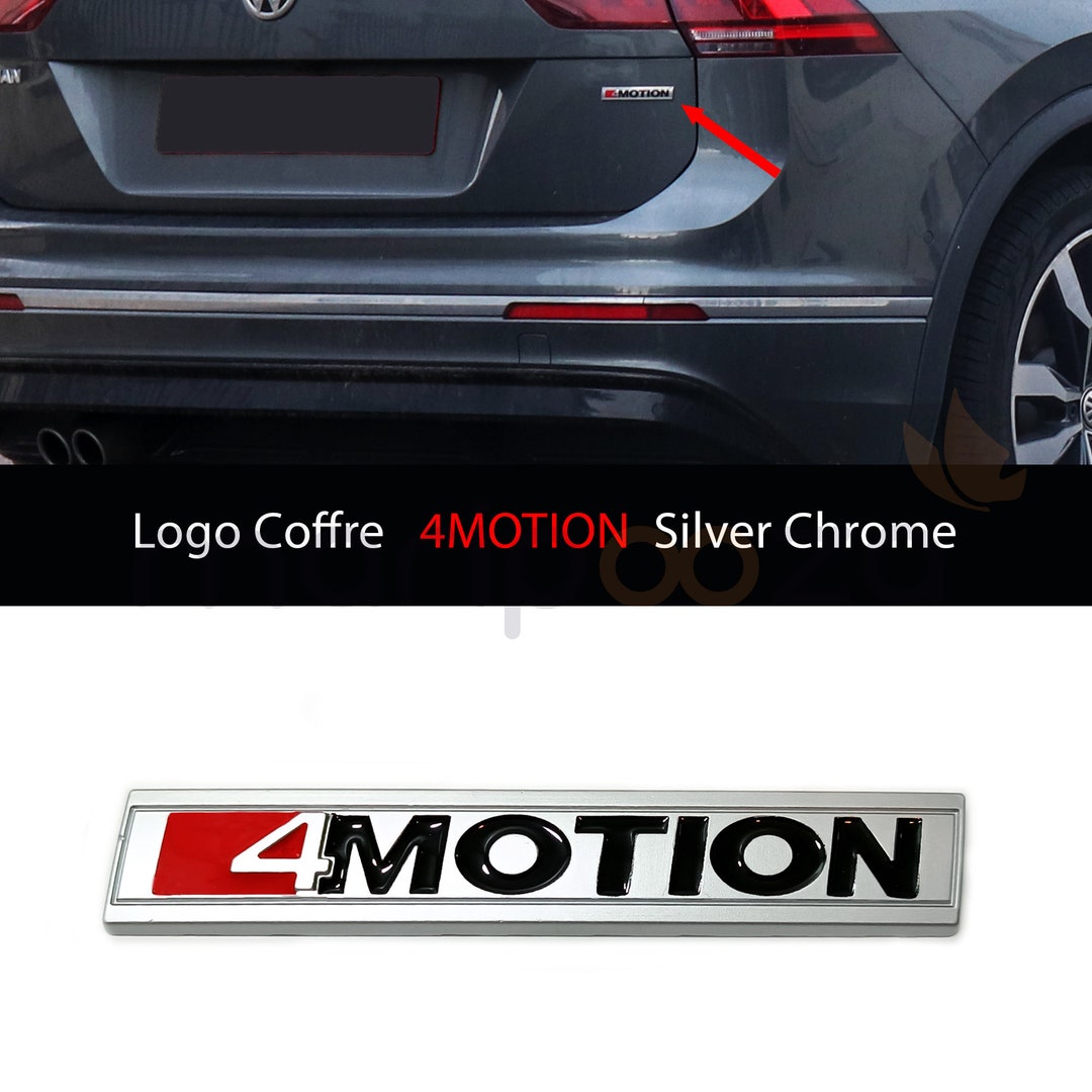Logo Emblem 4MOTION Rear Trunk Chrome 105x185 MM for V-VV - Etsy