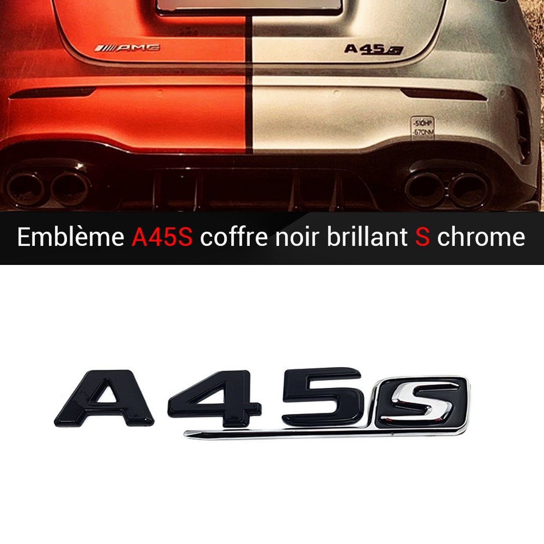 Emblem Rear Logo A45s Glossy Black and Chrome 150mm for - Etsy