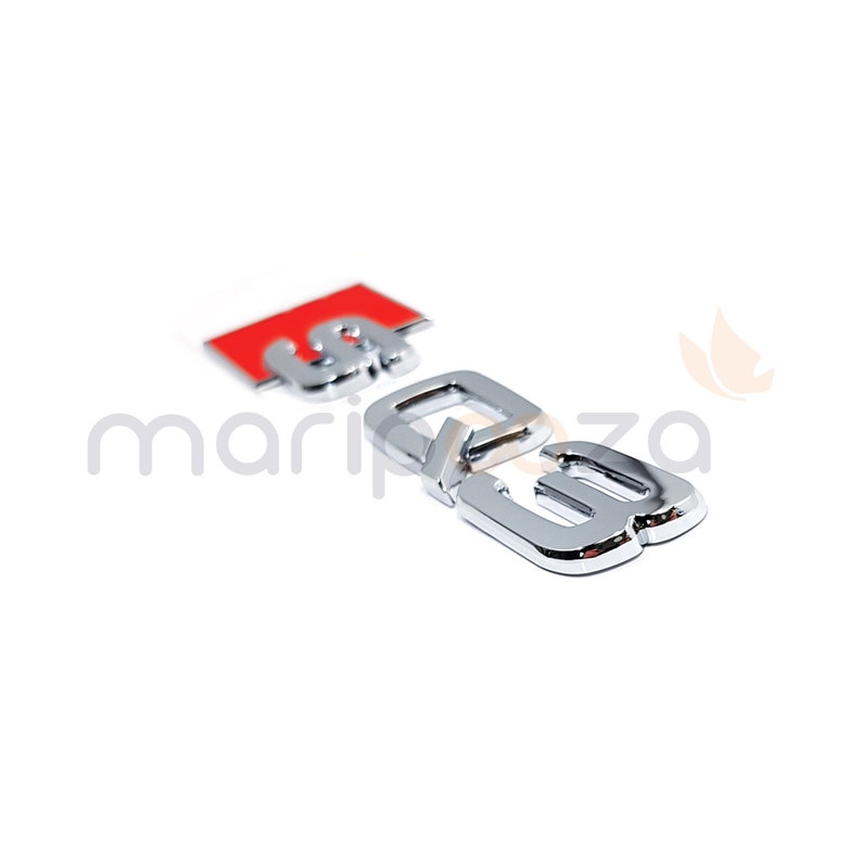 Emblem Logo SQ3 Rear Trunk Grey Chrome 140x35 MM for Audi SQ3 - Etsy ...