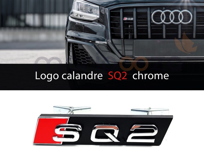 SQ2 Logo Emblem Front Grille Chrome 110x22 MM for Audi Q2 SQ2 - Etsy