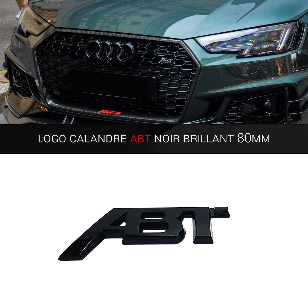 ABT Logo Emblem Grille Gloss Black 80x38 MM - Etsy