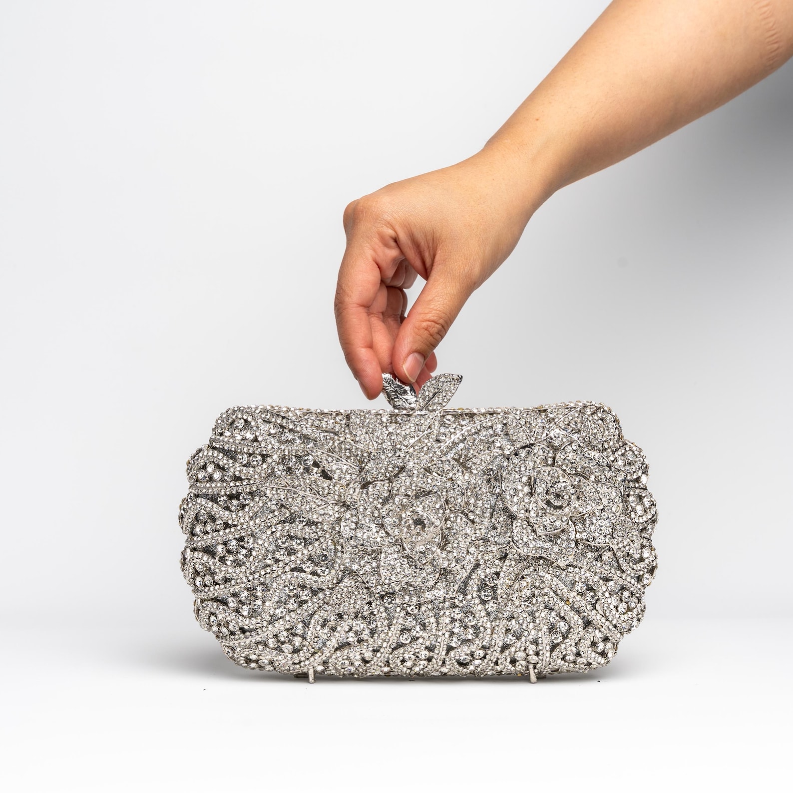 Wedding Clutch Bag | Handmade Rhinestone Party Bag | Wedding and ...