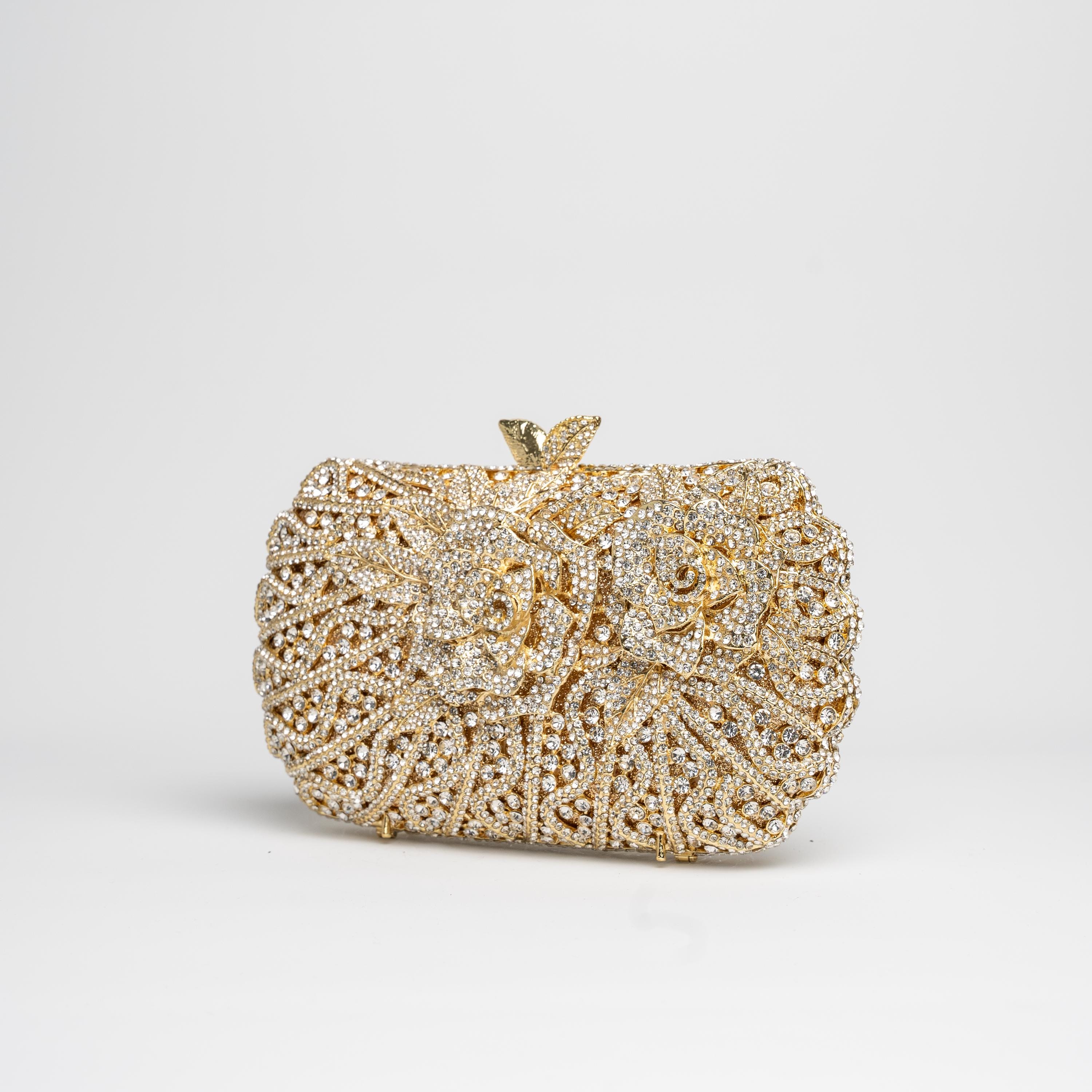 Wedding Clutch Bag | Handmade Rhinestone Party Bag | Wedding and ...