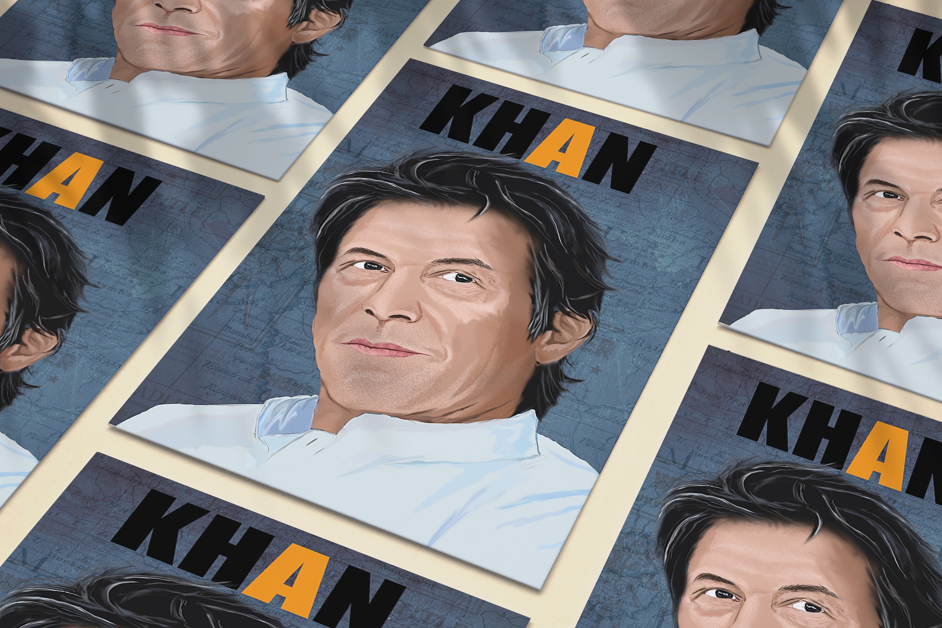 Imran Khan PTI Fan Poster Pakistani Art Cricketer Poster - Etsy