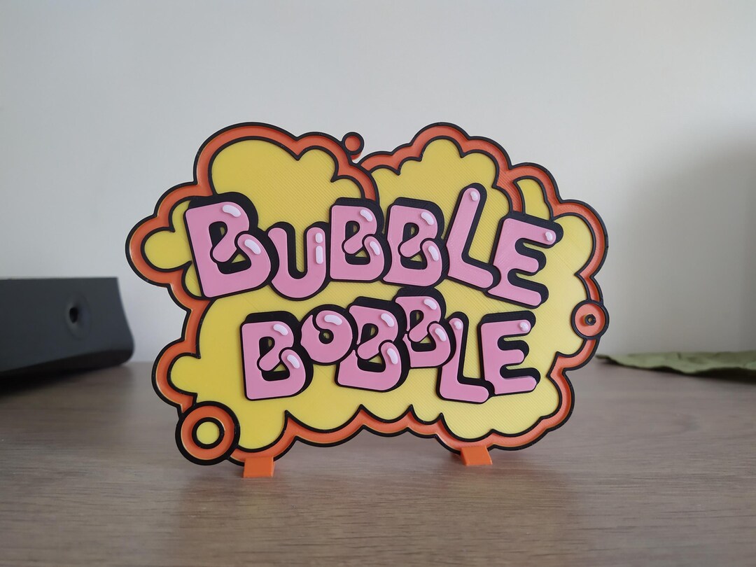 Bubble Bobble Sign to Display Taito Gaming Collection - Etsy