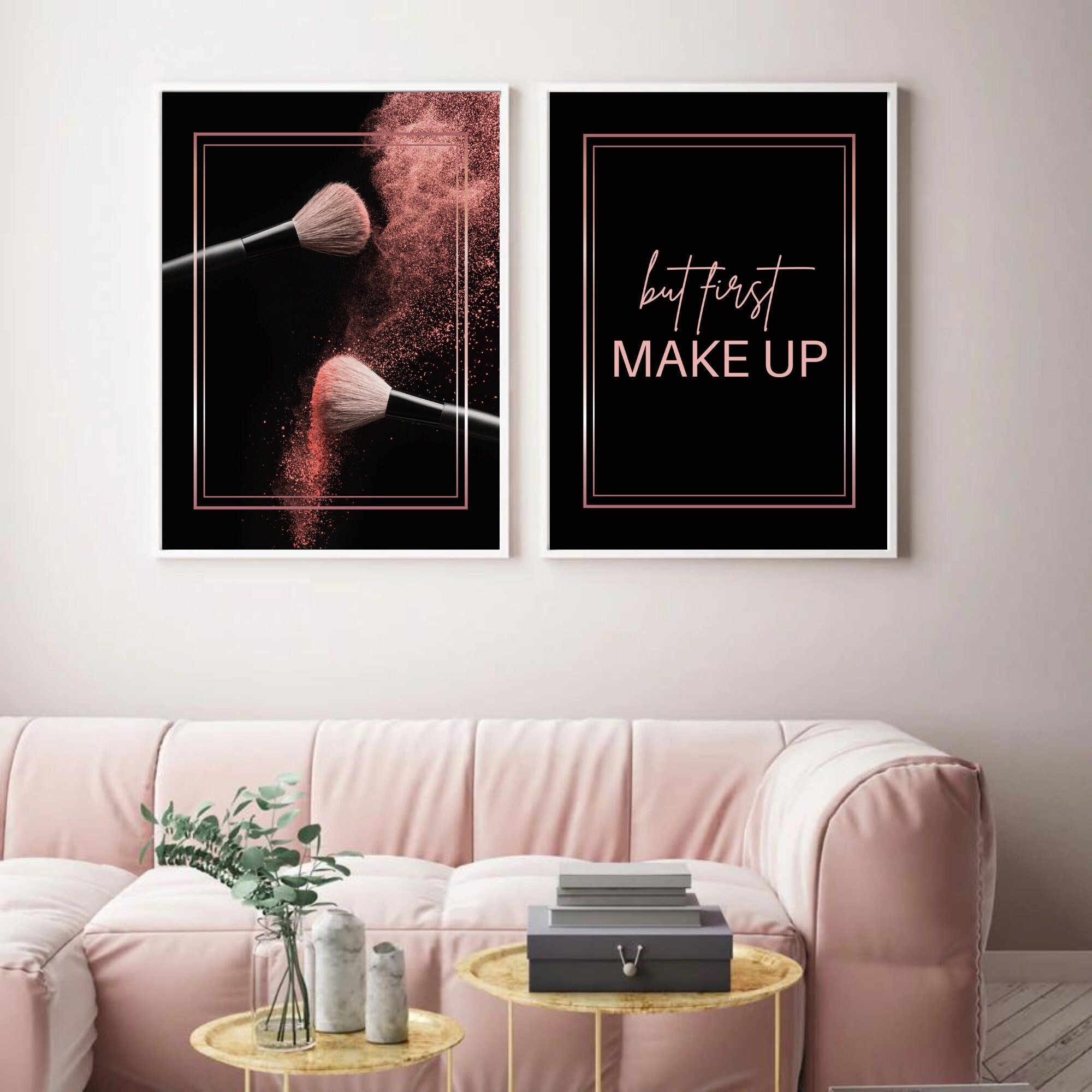 But First Makeup Printable Wall Artbeauty Salon Decorboss - Etsy