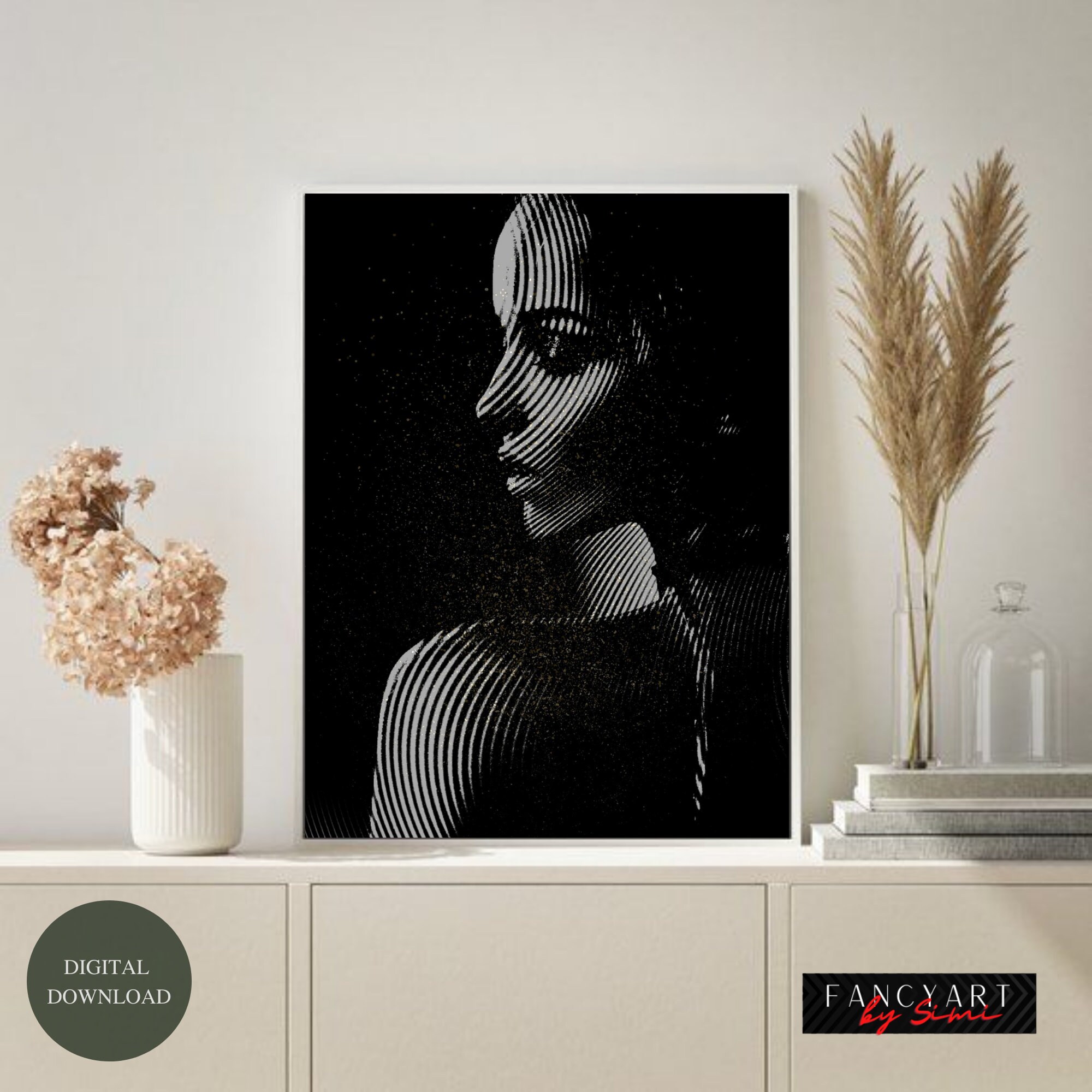 Modern Woman Wall Art Art Female Modern Decor Wall Decor - Etsy Australia