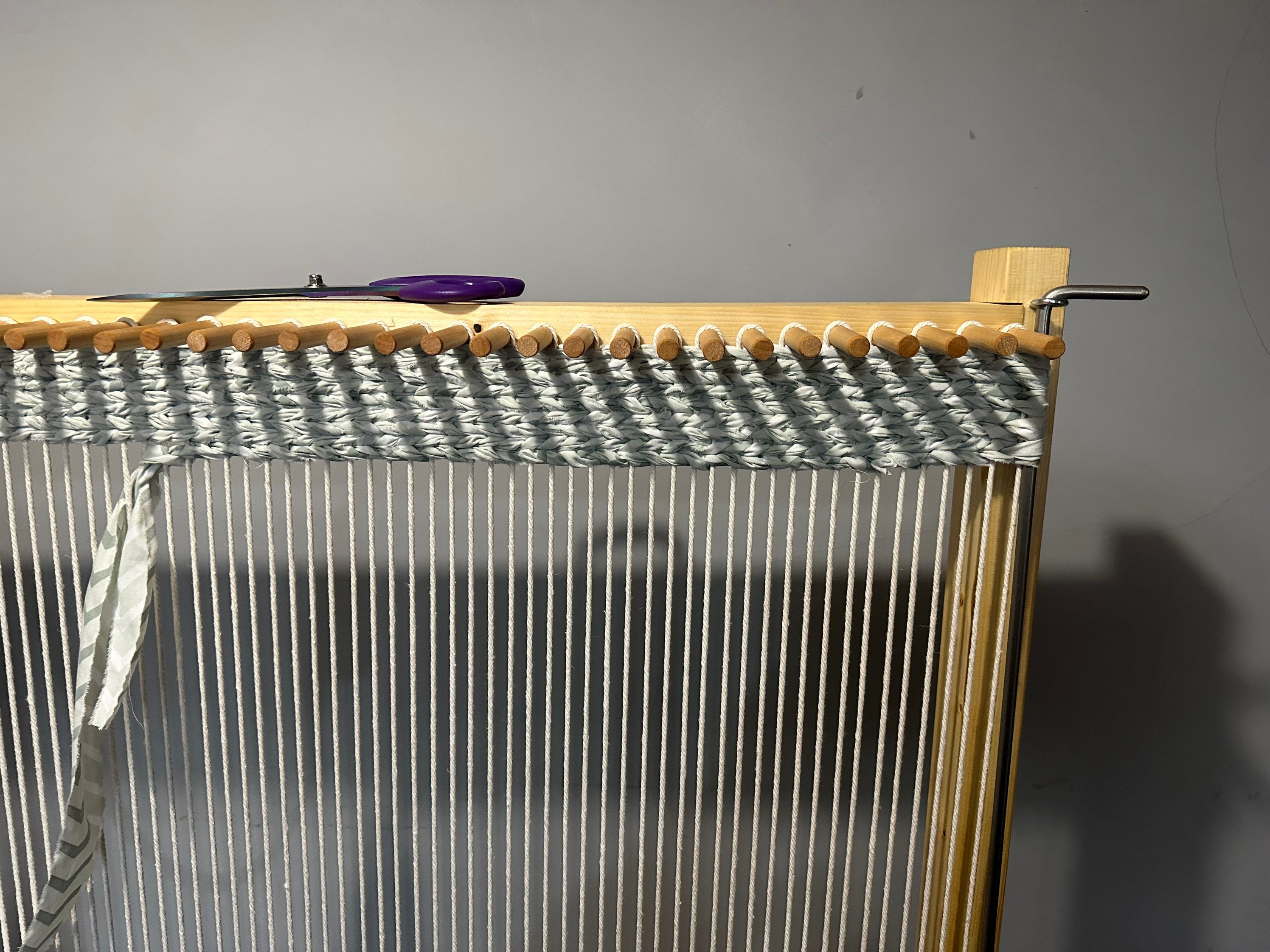 Large Rag Rug Twining Loom Frame - Etsy UK