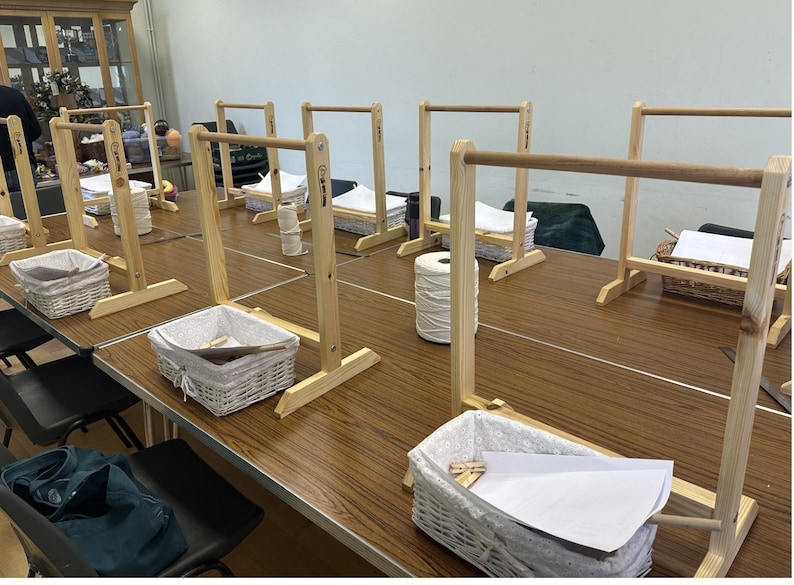 Macrame Table Stand Tabletop Macraweaving Workstand Loom. - Etsy