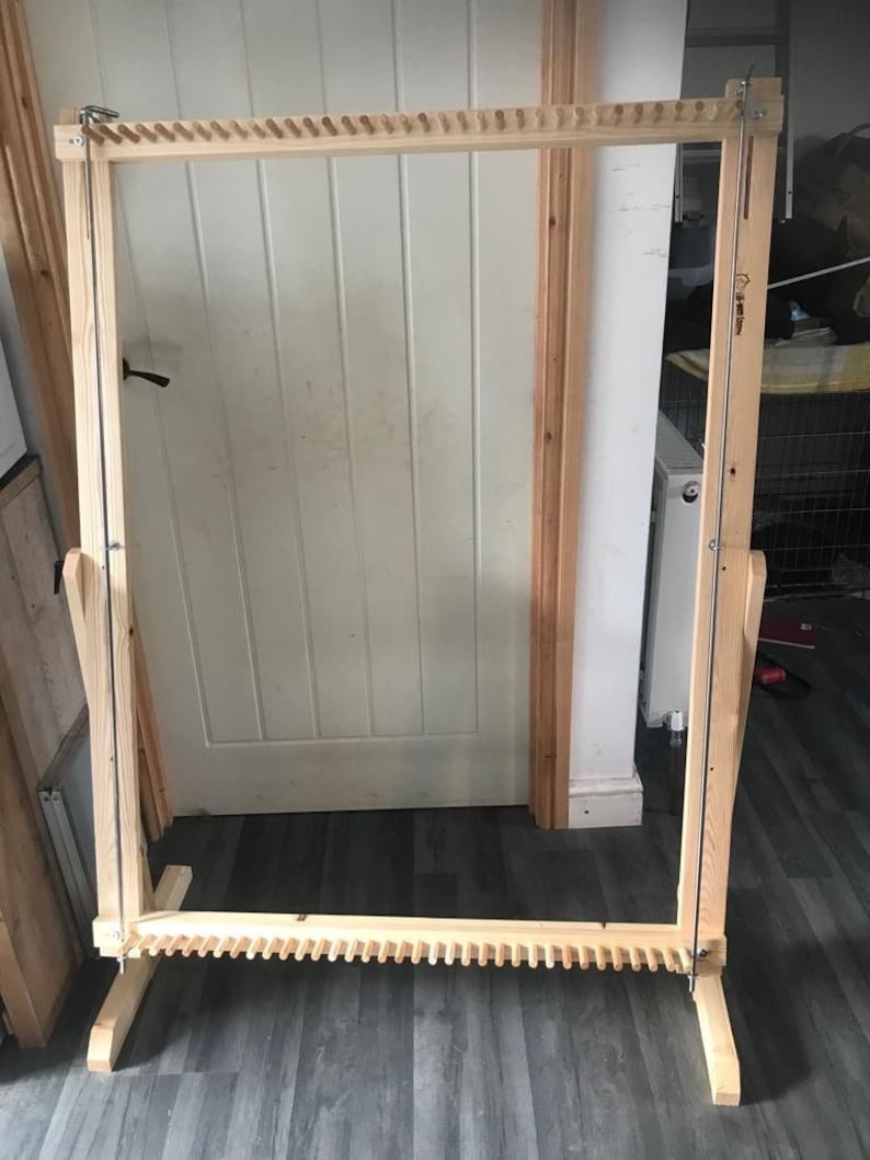 Large Rag Rug Twining Loom Frame - Etsy UK