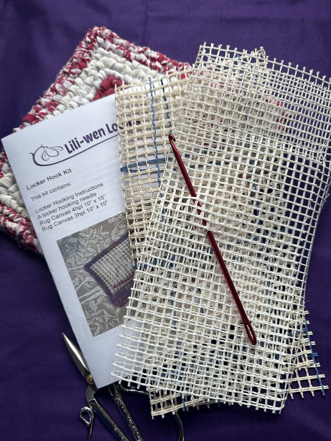 Locker Hooking Kit Knooking Craft Kit - Etsy UK