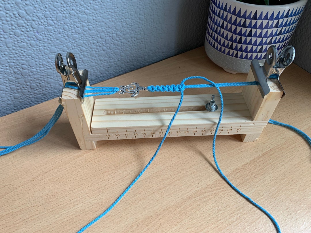 Macrame Board, Macrame Cord Bracelet Making Tool, Macrame Loom Paracord ...