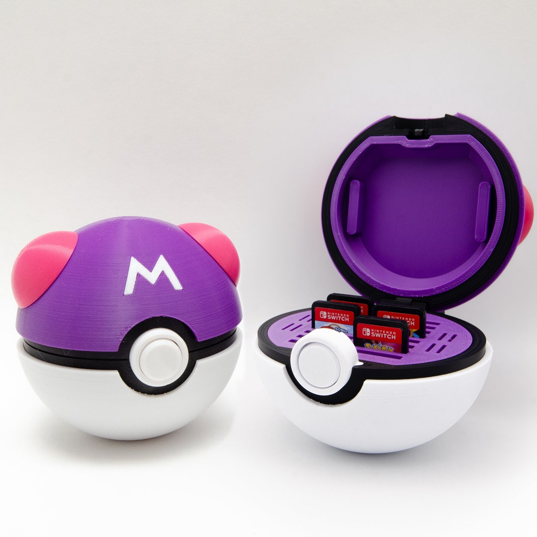 Master Ball Pokemon Poke Ball 3D Printed Switch, 3DS, or Ring Holder - Etsy