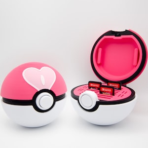 Love Ball Pokemon Poke Ball 3D Printed Switch, 3DS, or Ring Holder - Etsy