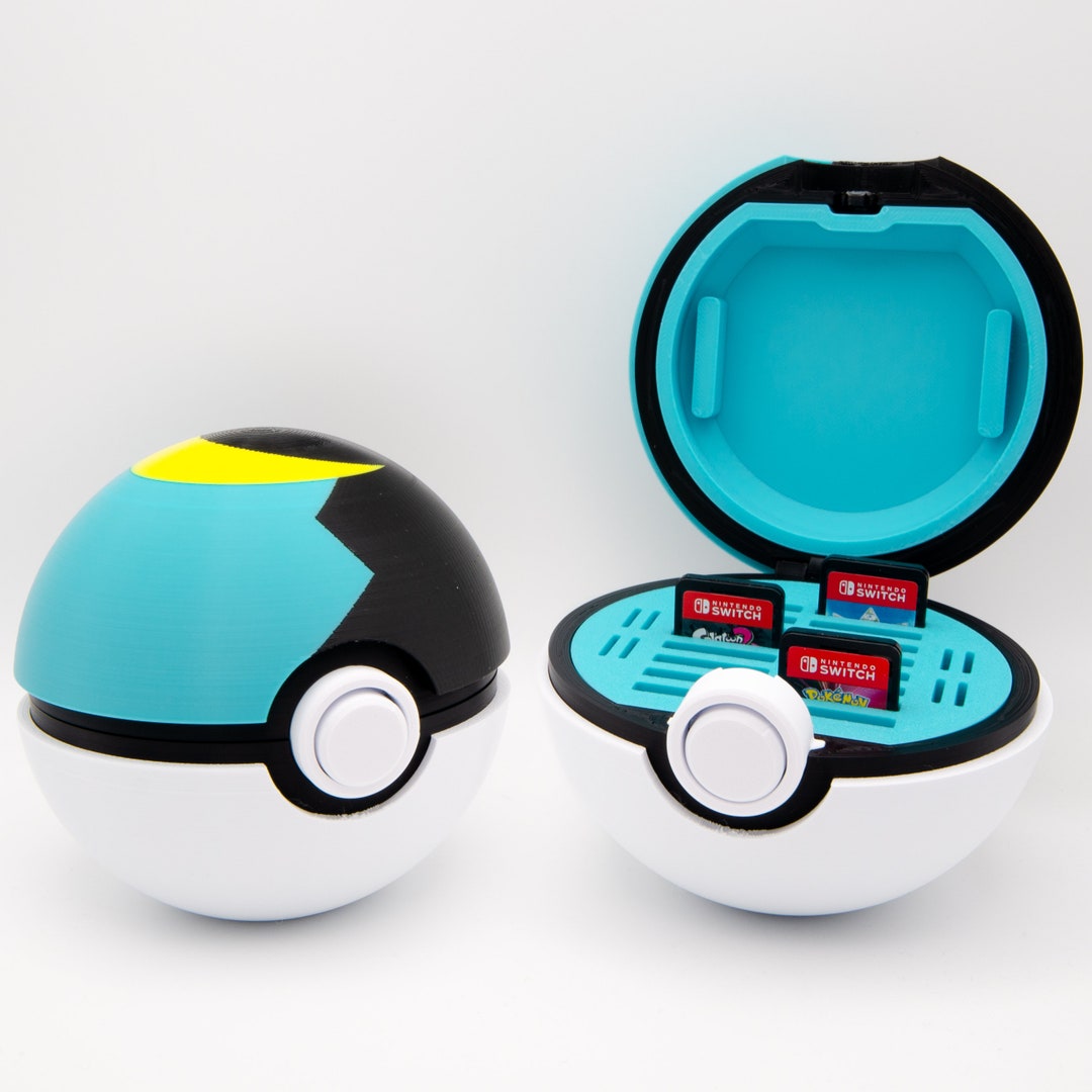 Moon Ball Pokemon Poke Ball 3D Printed Switch, 3DS, or Ring Holder - Etsy