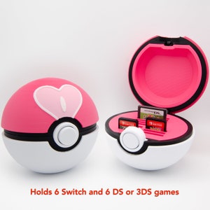 Love Ball Pokemon Poke Ball 3D Printed Switch, 3DS, or Ring Holder - Etsy