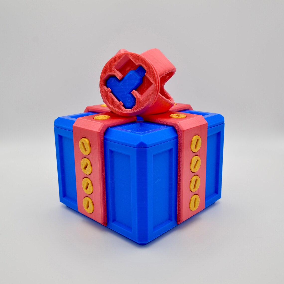 3D Printed Annoying Gift Box: Puzzle Box - Etsy