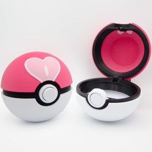 Love Ball Pokemon Poke Ball 3D Printed Switch, 3DS, or Ring Holder - Etsy
