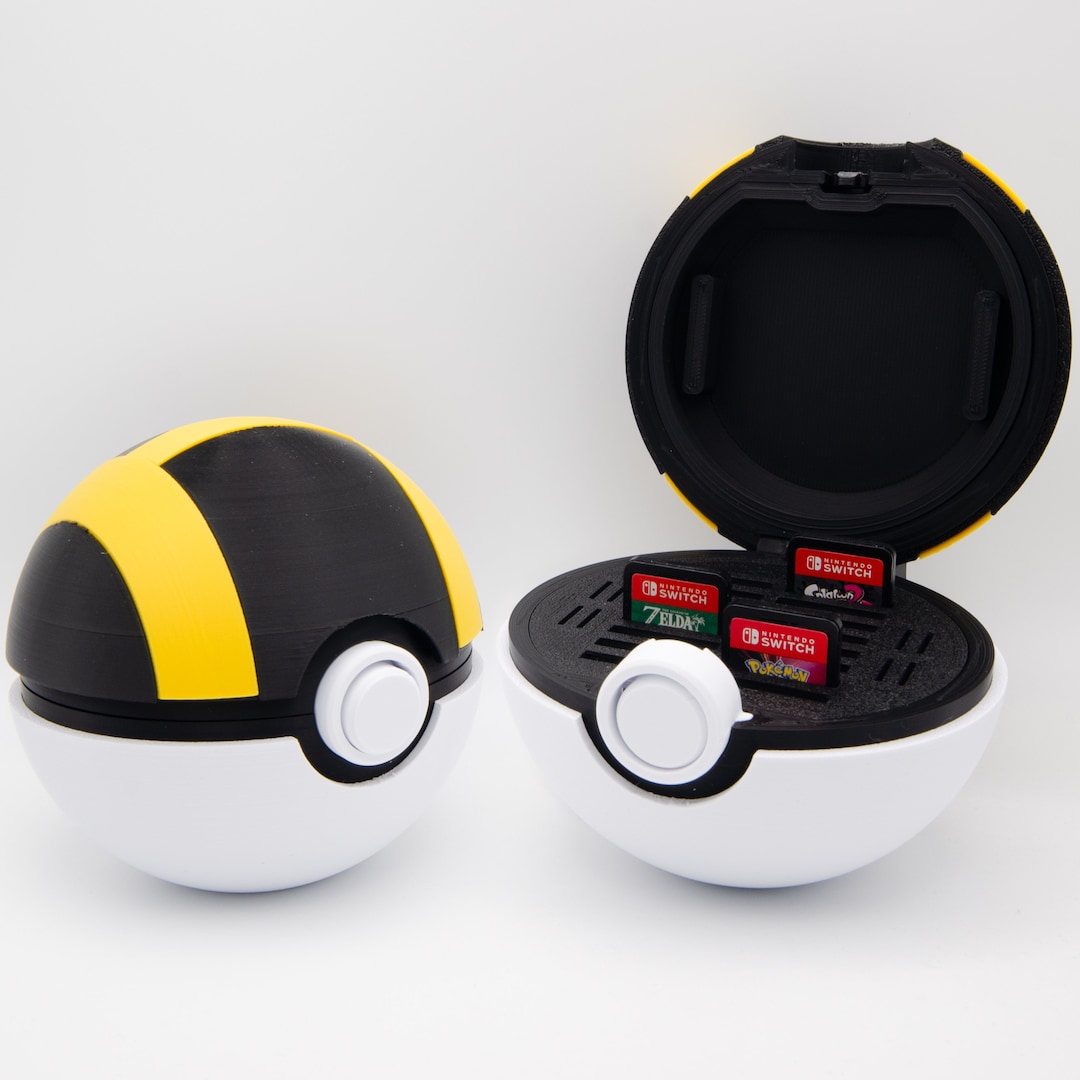 Ultra Ball Pokemon Poke Ball 3D Printed Switch, 3DS, or Ring Holder - Etsy