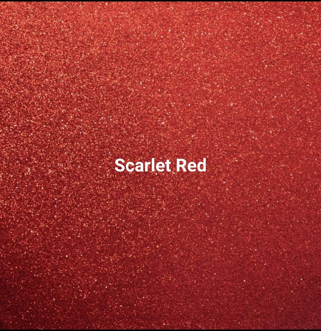 12x12 300gsm Glitter Cardstock, Scarlet Red, Paper Cardstock, Glitter ...