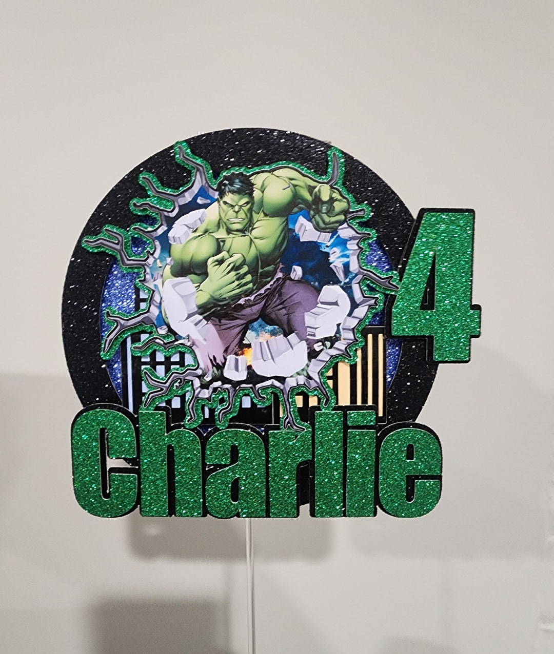 Hulk Cake Toppers/hulk/avengers Cake Toppers/avengers/incredible Hulk ...