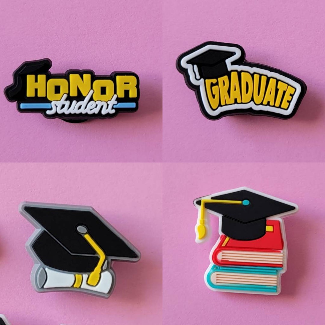 Graduation Croc Charms, Graduation Croc Jibbitz - Etsy