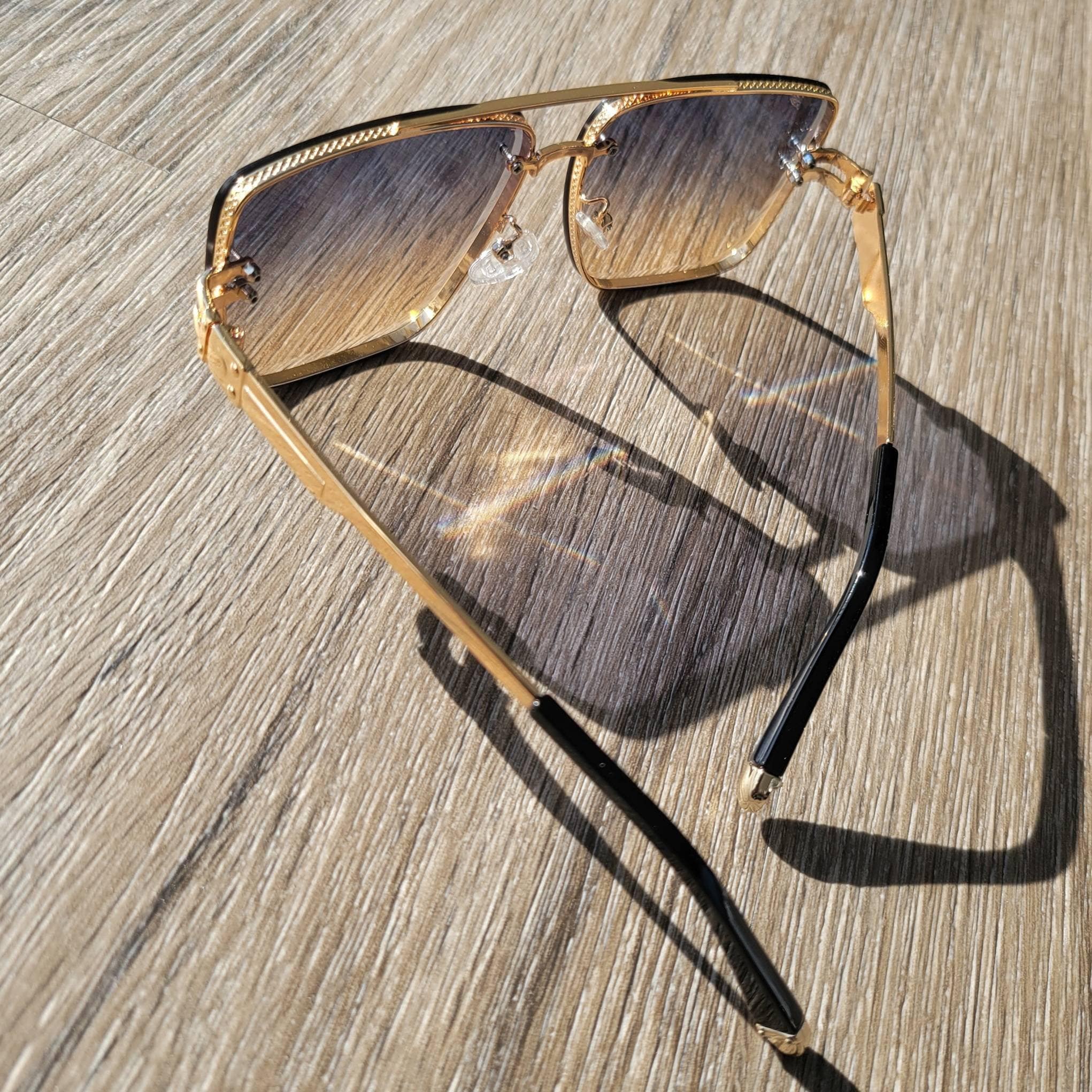 Square Aviator Sunglasses Retro Sunglasses Men Square - Etsy