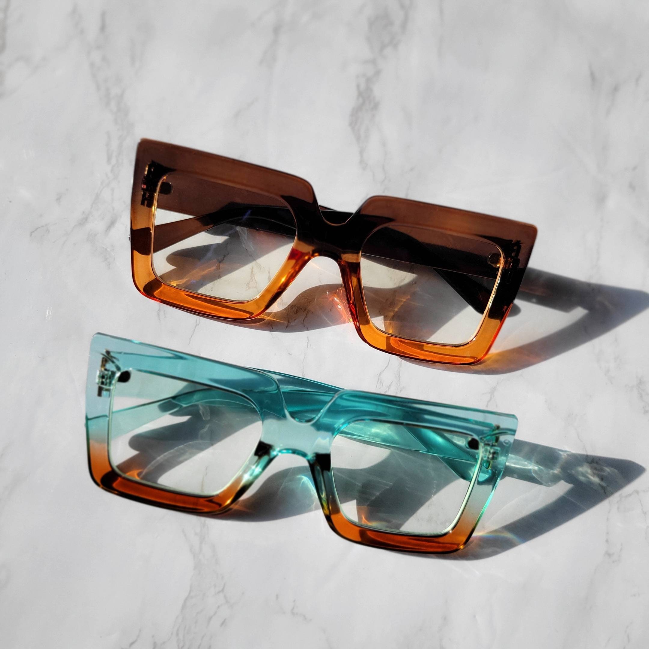 Women's Clear Lense Frames Ombre Optical Frames Colorful - Etsy