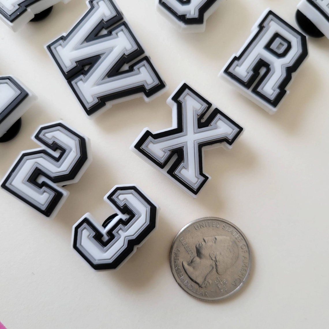 Alphabet Croc Jibbitz Number Croc Jibbitz Croc Charms - Etsy