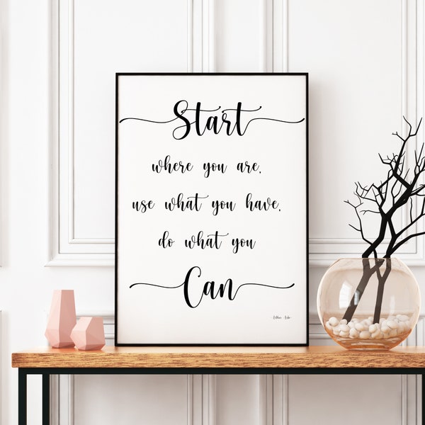 Start Where You Are - Etsy