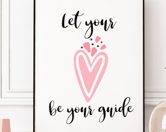Heart Be Your Guide - Etsy