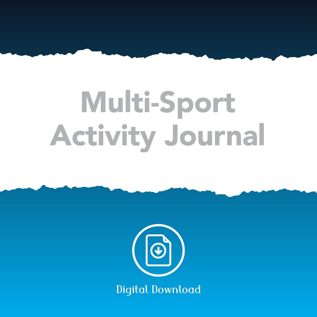 Multi-sport Activity Journal - up to 4 Activities - Etsy