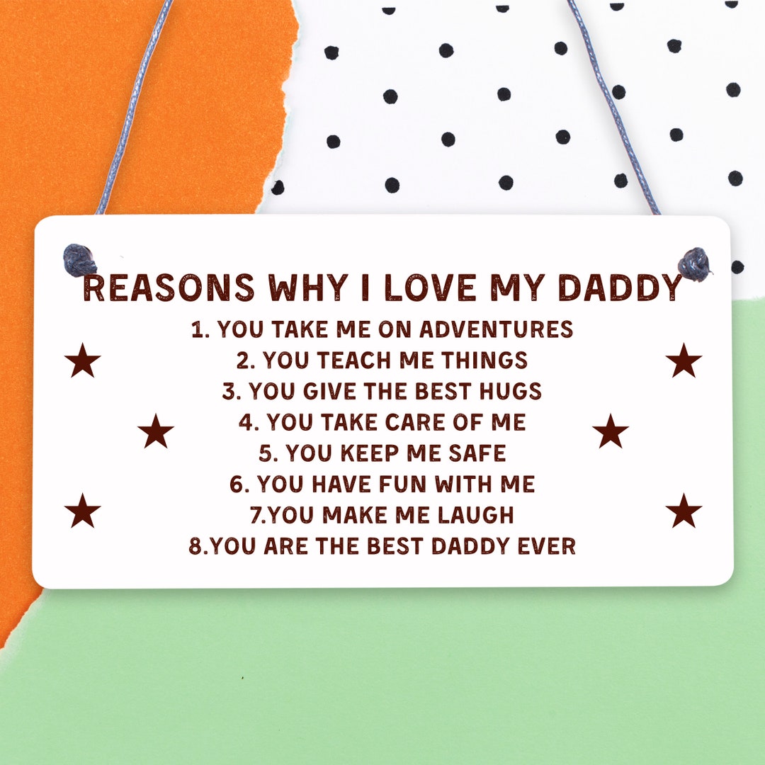 Father's Day Gift, Best Dad Keepsake, Gifts for Dad, Dad Love Wooden ...