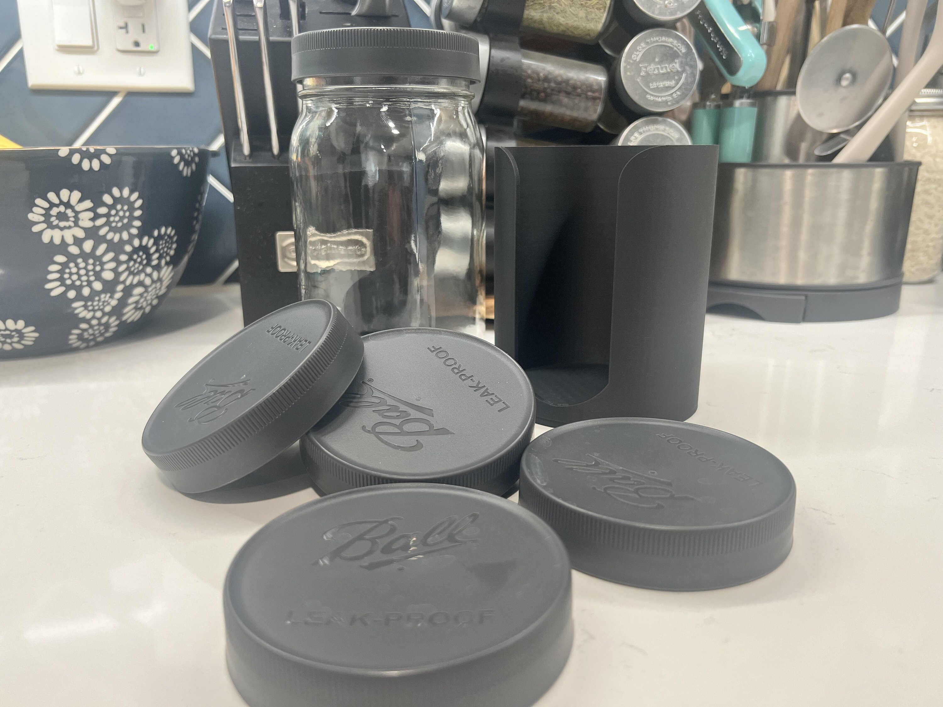 Ball Wide Mouth Reusable Lid Organizer - Etsy