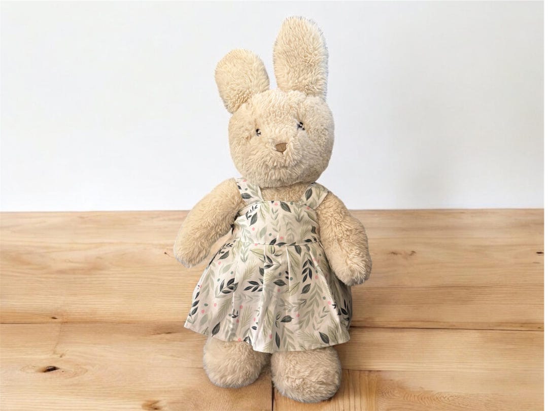 Handmade Green Leaf Stuffed Animal Dress - Etsy