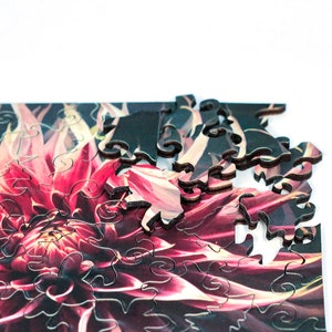Wooden Jigsaw Puzzle: Untamed Beauty - Etsy
