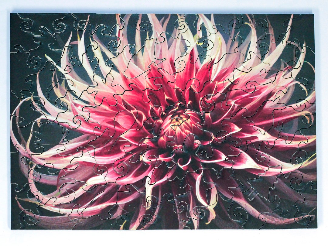 Wooden Jigsaw Puzzle: Untamed Beauty - Etsy