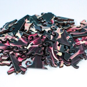 Wooden Jigsaw Puzzle: Untamed Beauty - Etsy