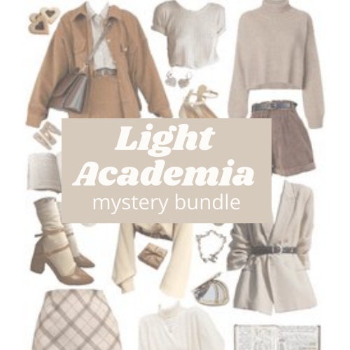 Light Academia Core Aesthetic Mystery Box Bundle Clothing - Etsy