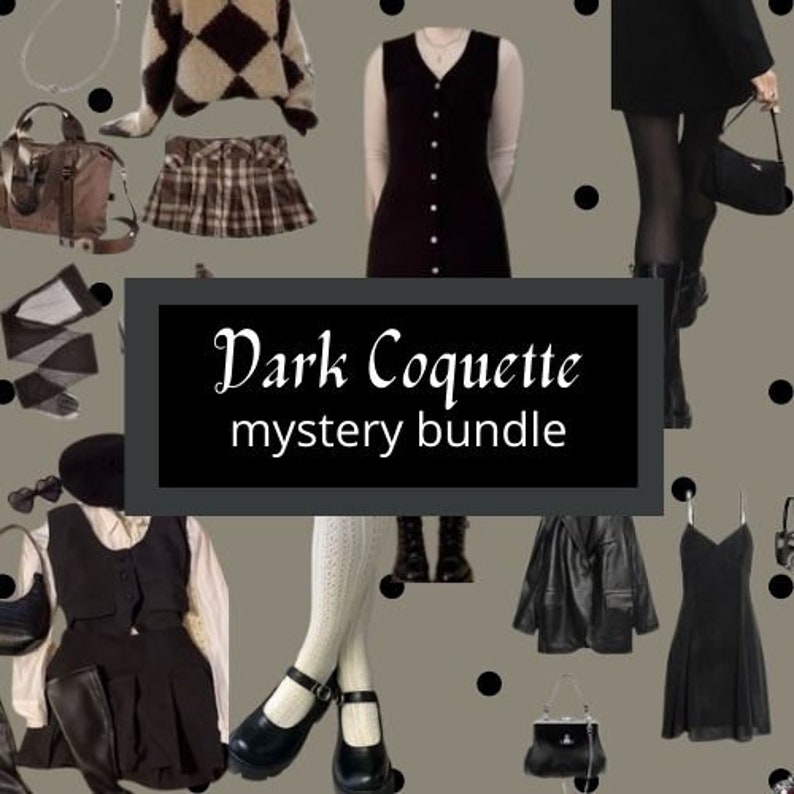 Dark Coquette Mystery Style Bundle Etsy