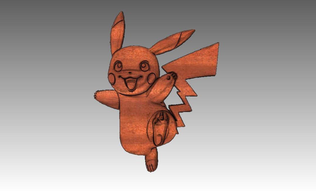 Pikachu (pokemon) Bas-relief - Etsy