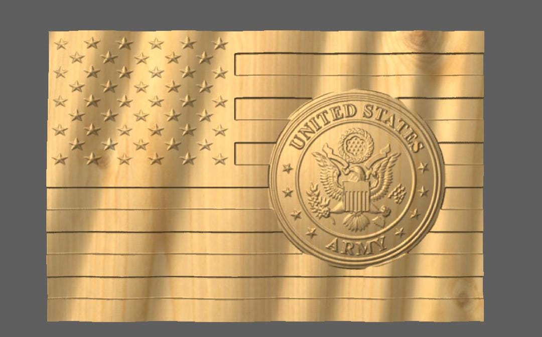Army Flag Plaque - Etsy