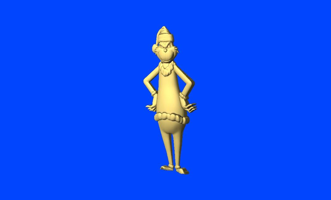 CNC File Grinch Vector File for Christmas, Able to Customize Sizes - Etsy