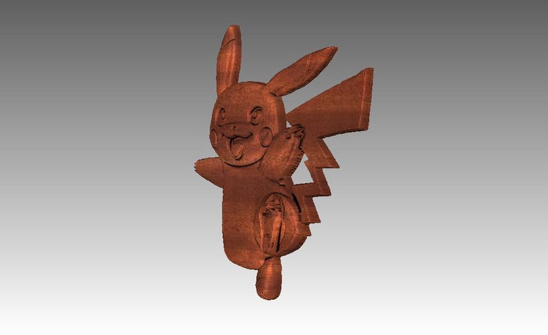 Pikachu (pokemon) Bas-relief - Etsy
