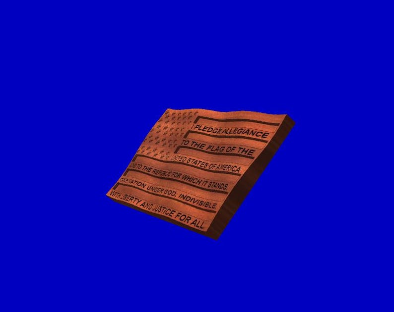 Pledge Allegiance American Flag, USA Flag, Motivation, Patriot - Etsy